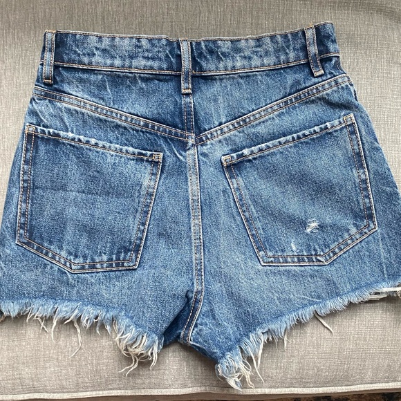 Zara | Shorts | Zara Button Fly Jean Shorts Jorts Size Usa 2 Euro 34 ...